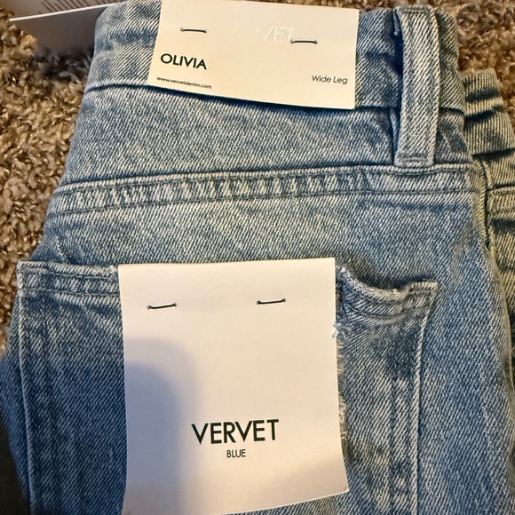 Vervet | Jeans | Vervet Olivia Light Blue Wide Leg Jeans | Poshmark